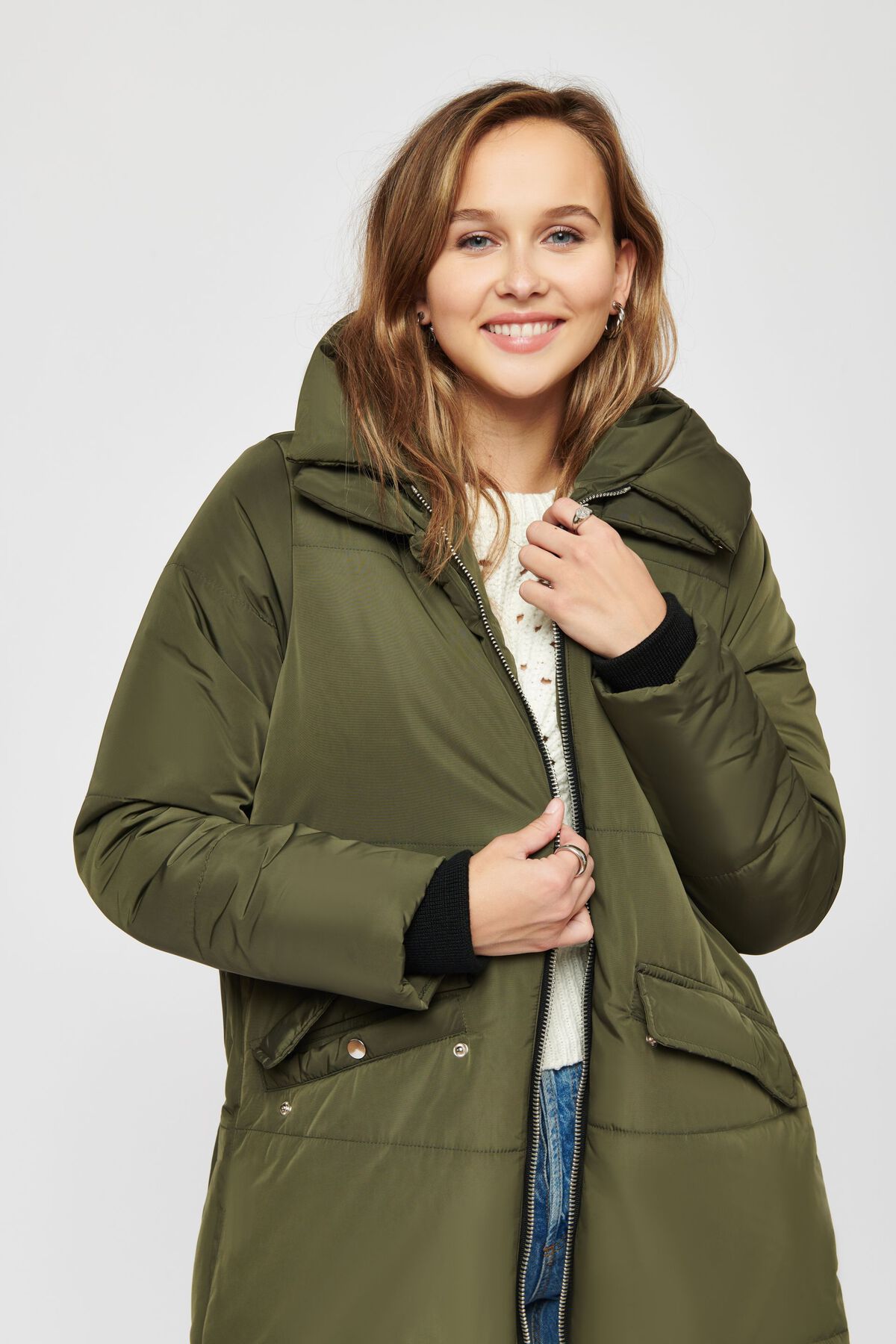 Dynamite Hooded City Puffer Jacket - 100060886720