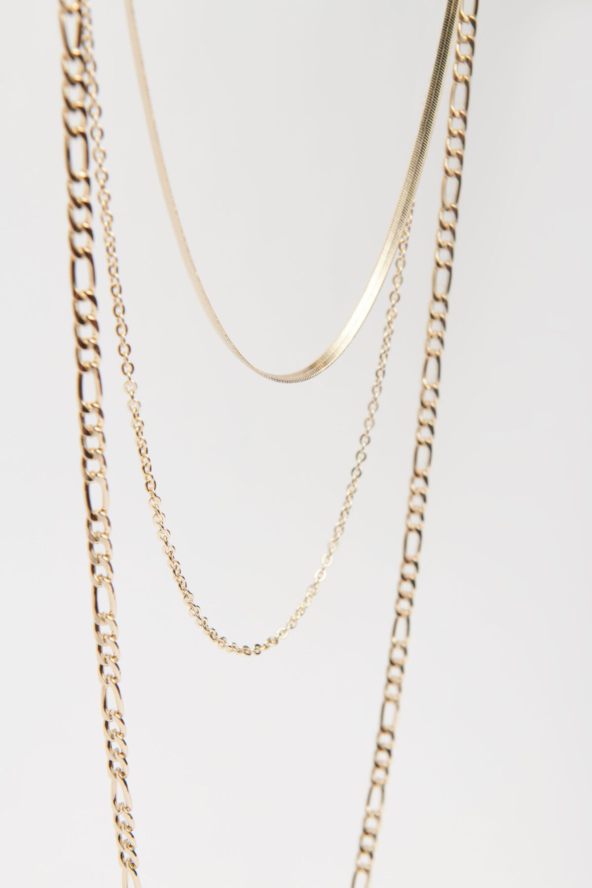 Dynamite 3-Pack Long Snake & Curb Chain Necklace - 100063490830