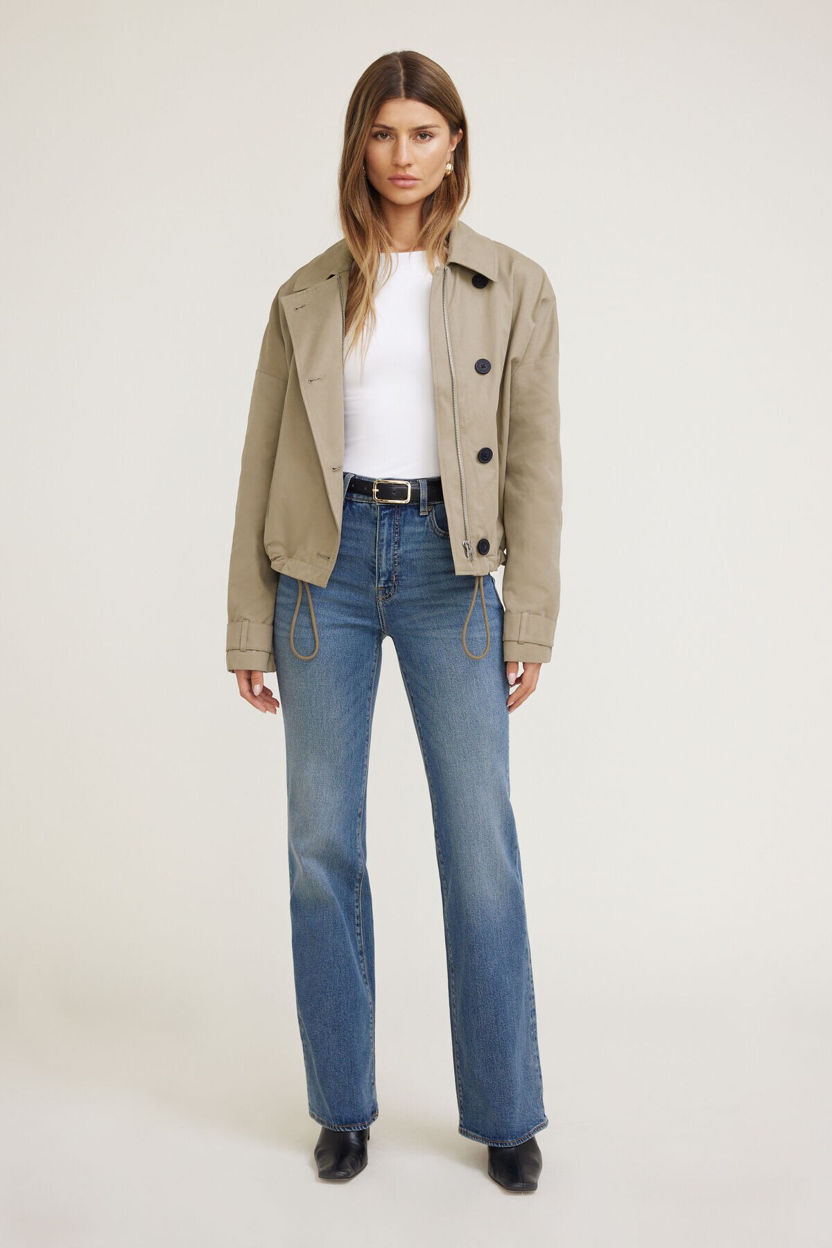 Nola Boat Neck Tank Top White | Dynamite