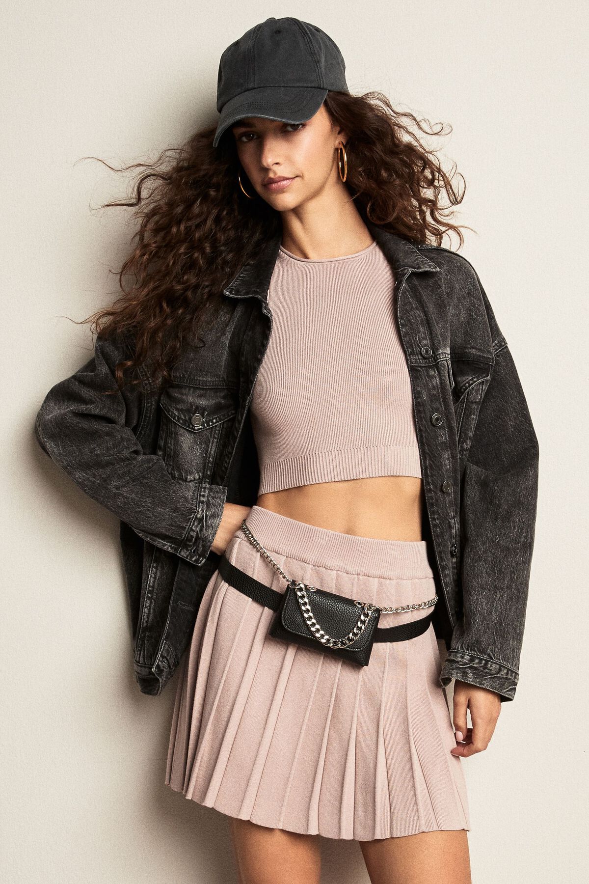 Dynamite Mini Waist Bag with Oversized Chain - 10006704245B