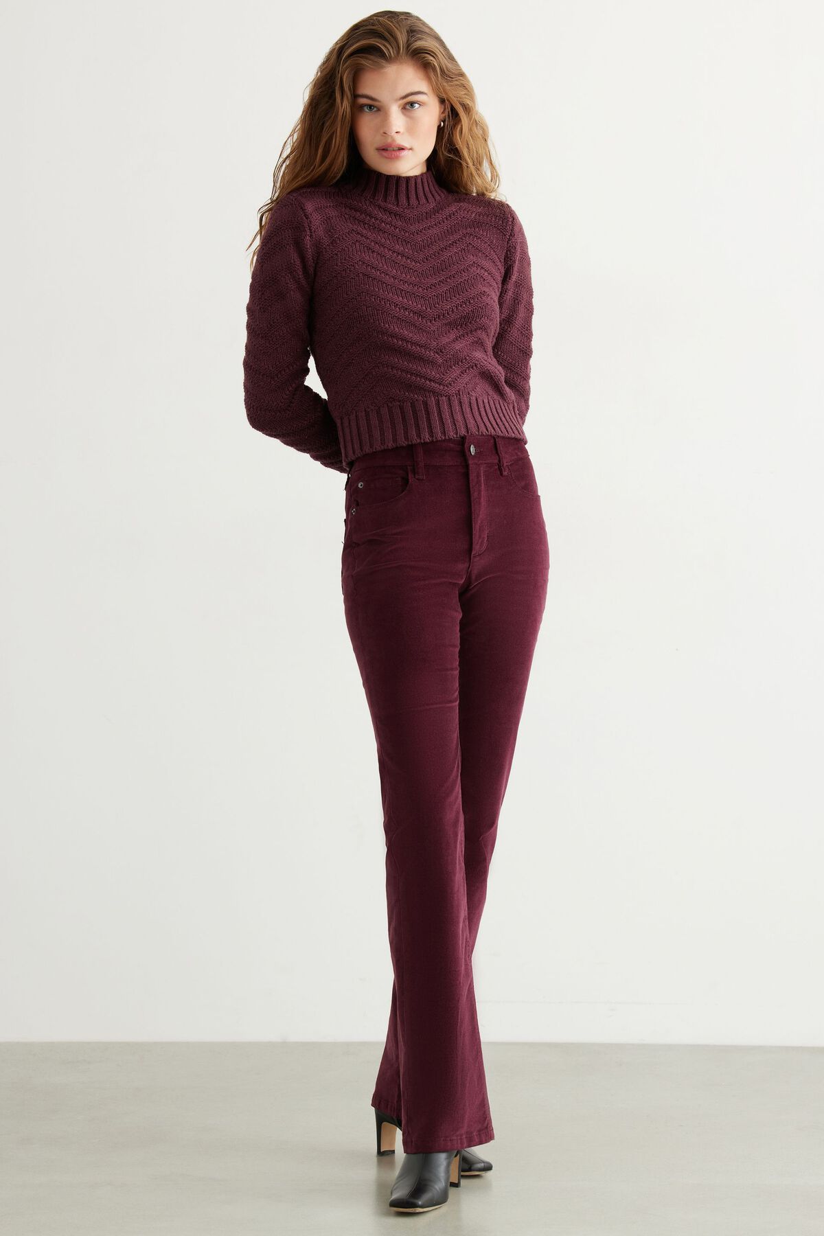 Helena Corduroy Bootcut Pant | Dynamite