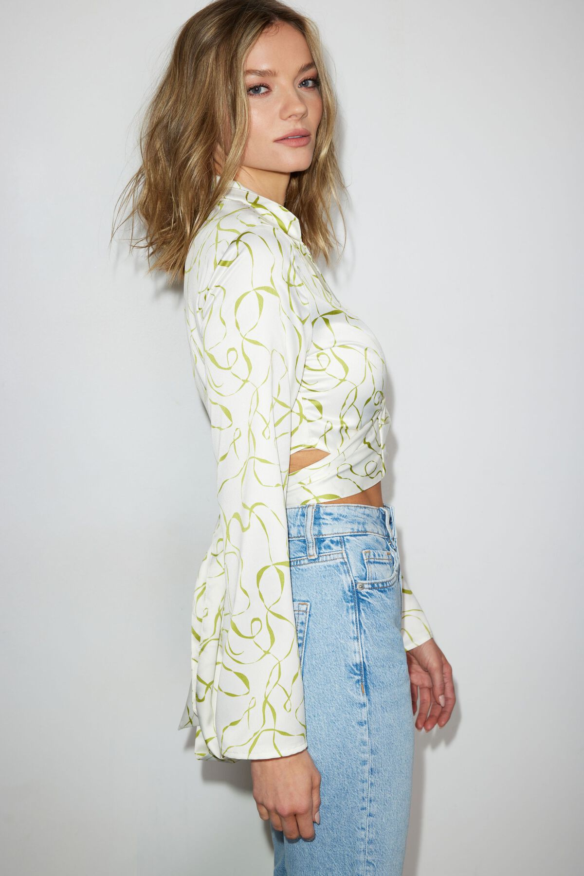 Sunny Wrap Blouse | Dynamite