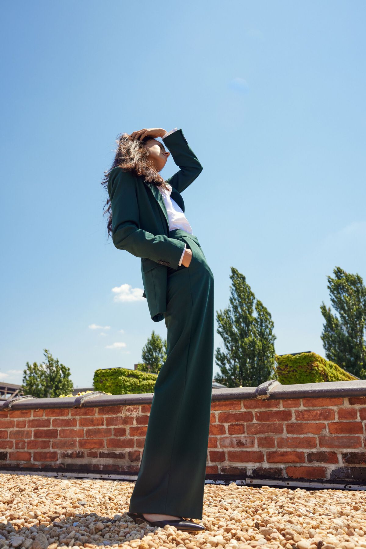 Yasmin Straight Leg Pant Green | Dynamite
