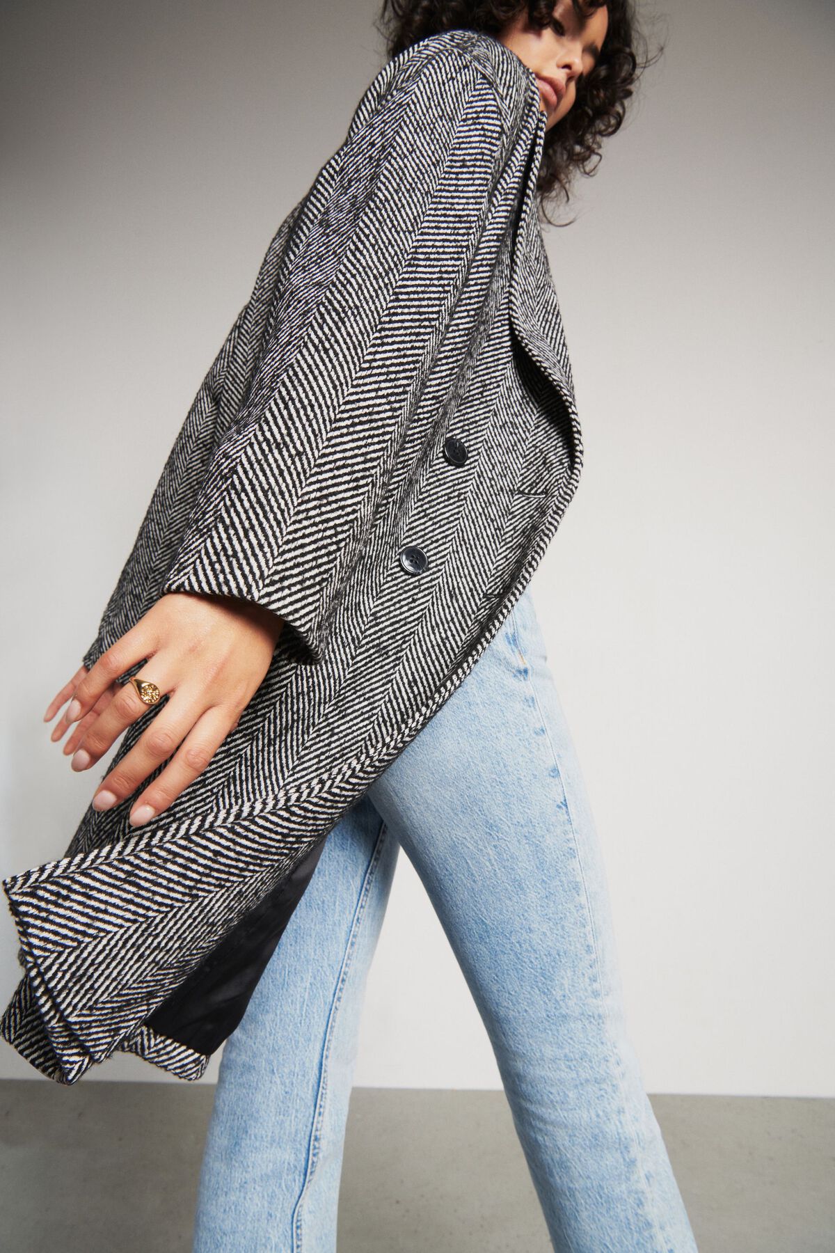 Balloon Sleeve Cocoon Coat | Dynamite