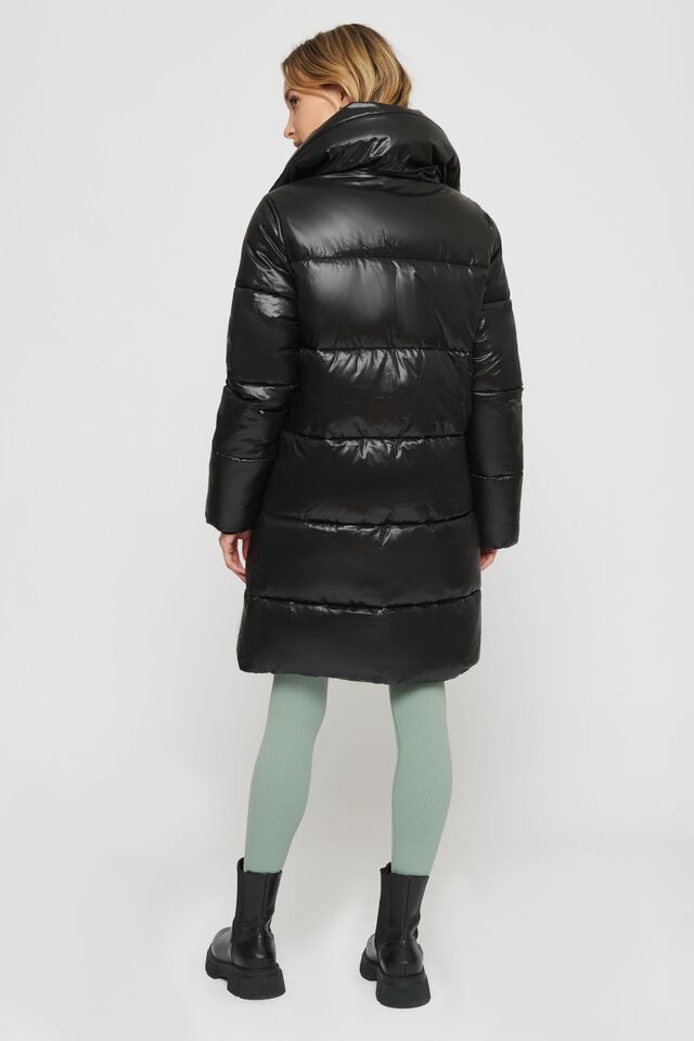 Mid-Length City Puffer Coat | Dynamite