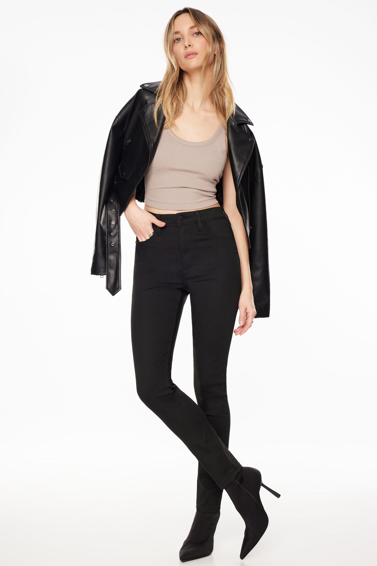Kate Ultimate Black Skinny Jeans Black | Dynamite