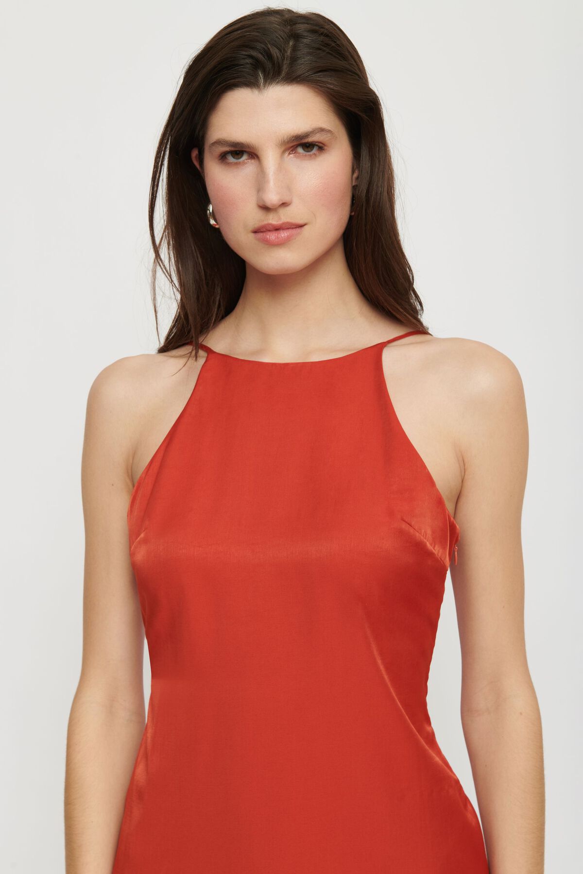 Dynamite Athena Mini Bow-Back Slip Dress - 10006572637Q