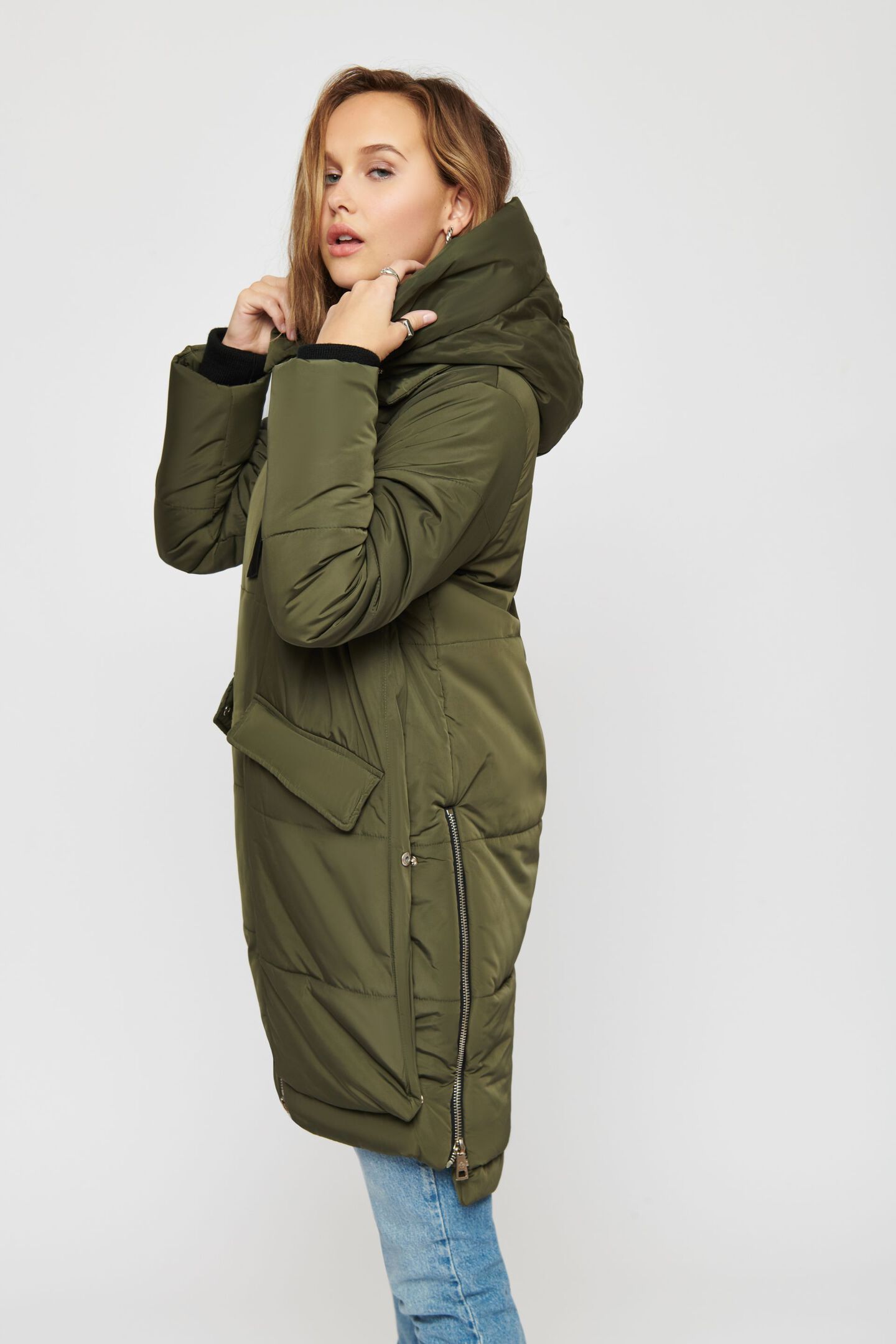 Hooded City Puffer Jacket | Dynamite