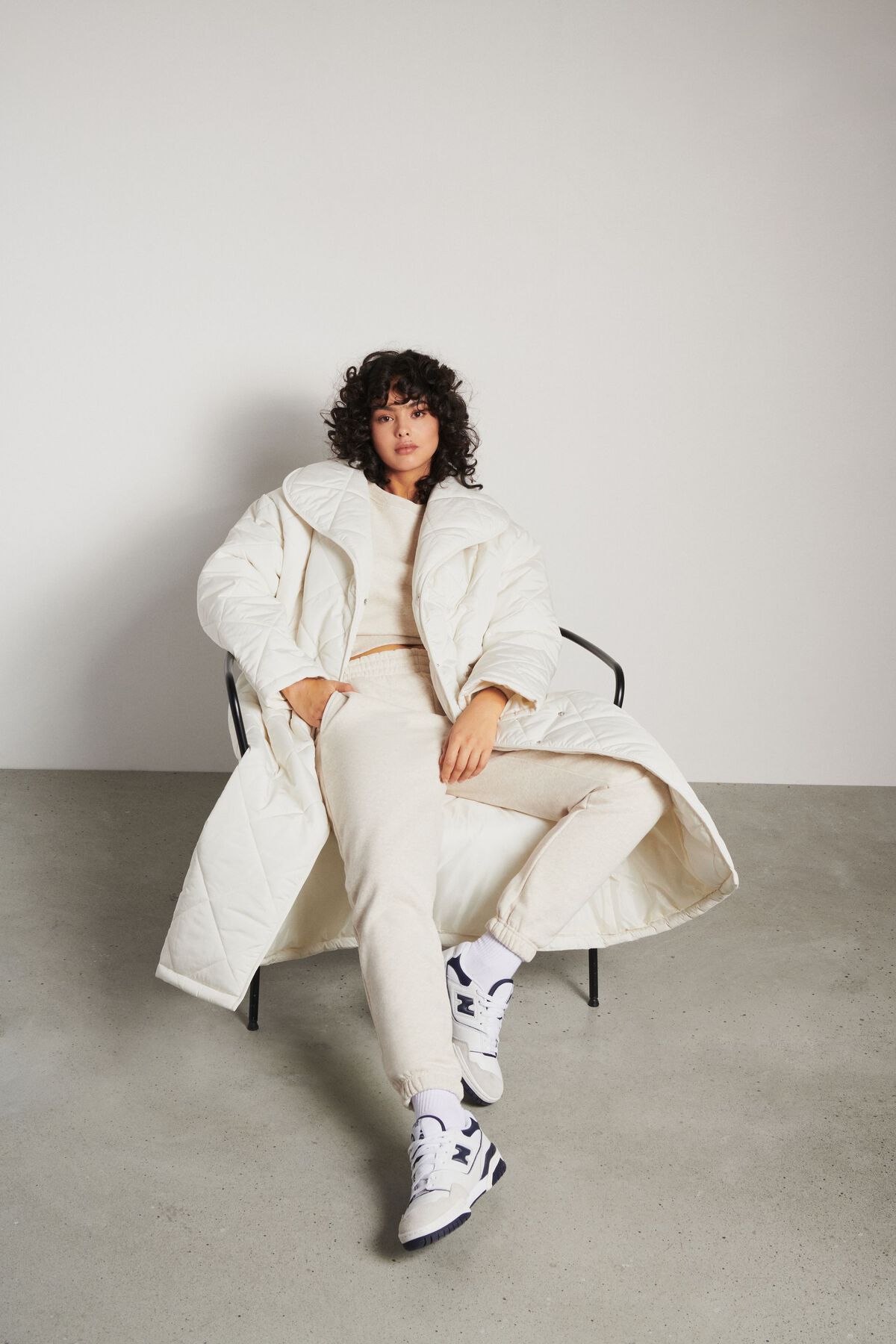 Dynamite Long Quilted Puffer - 10007025104N