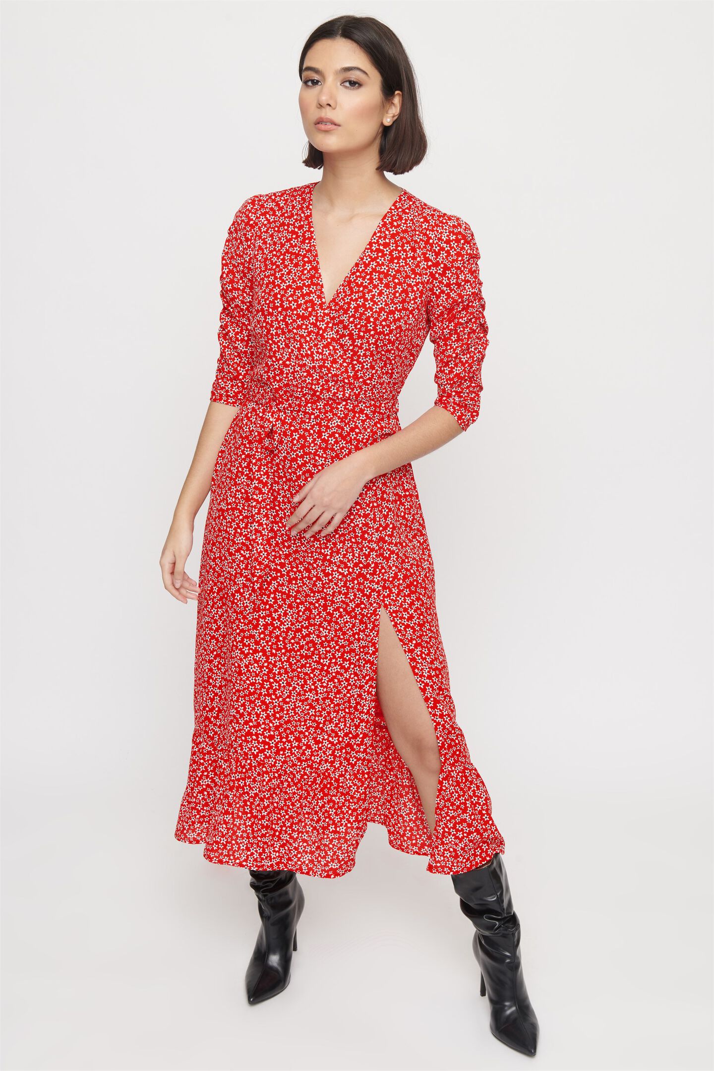 Maxi Wrap Dress | Dynamite