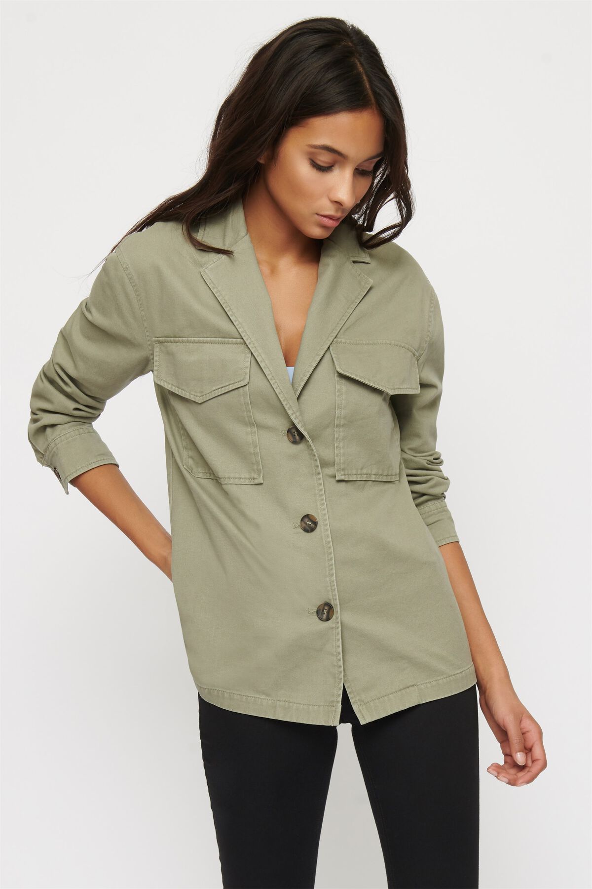 Dynamite Denim Utility Jacket - 10005350907W