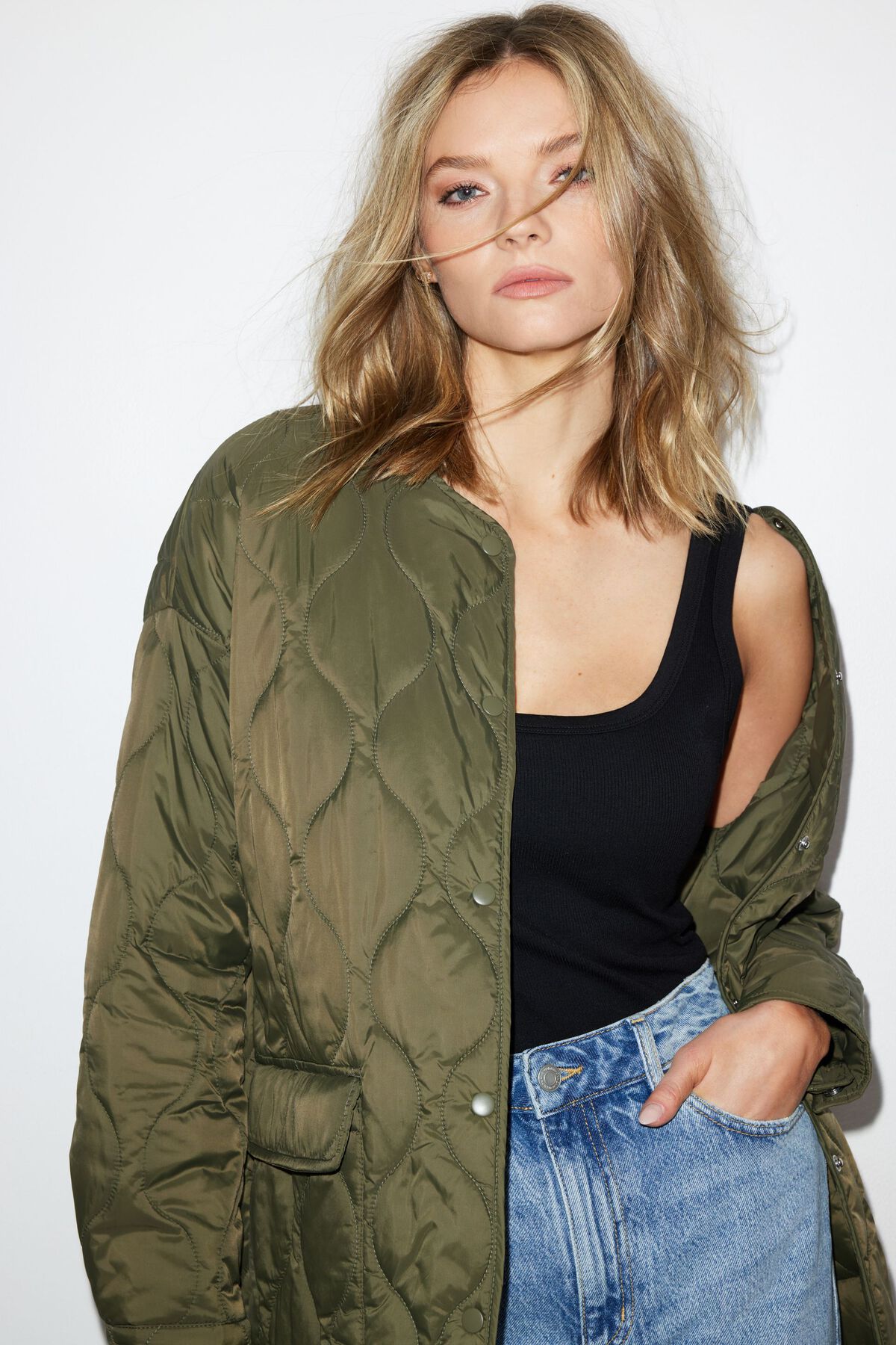 Dynamite York Quilted Shacket - 1000696660HS