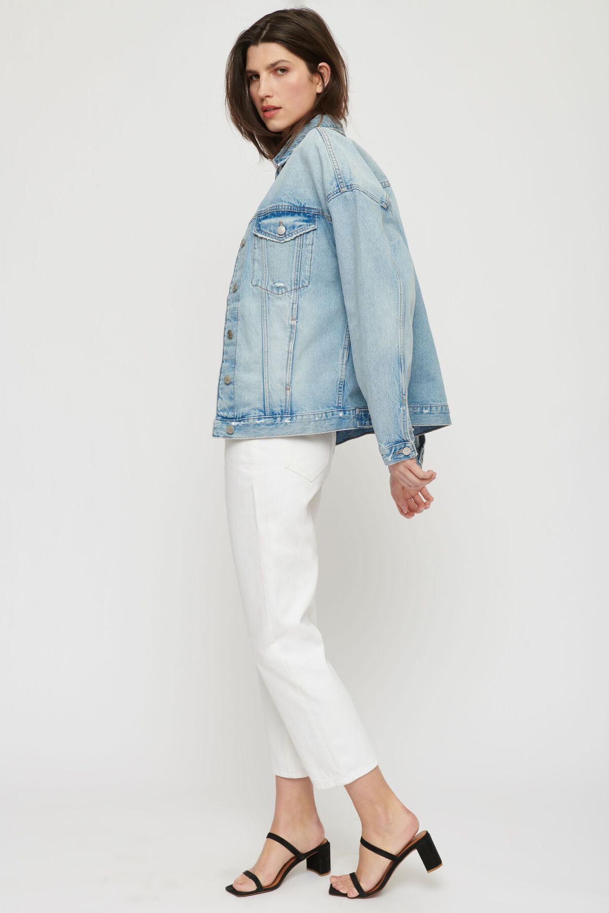 Dynamite Oversized Denim Jacket - 10006520607H