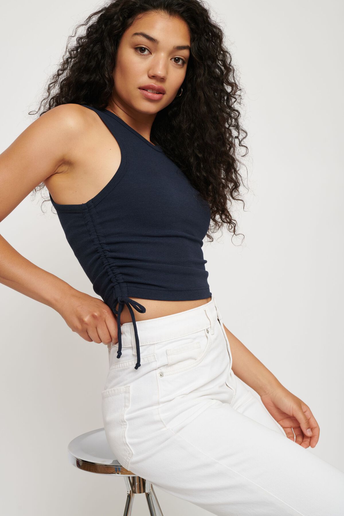 Dynamite Drawstring Side Rib Tank - 10006841005Q