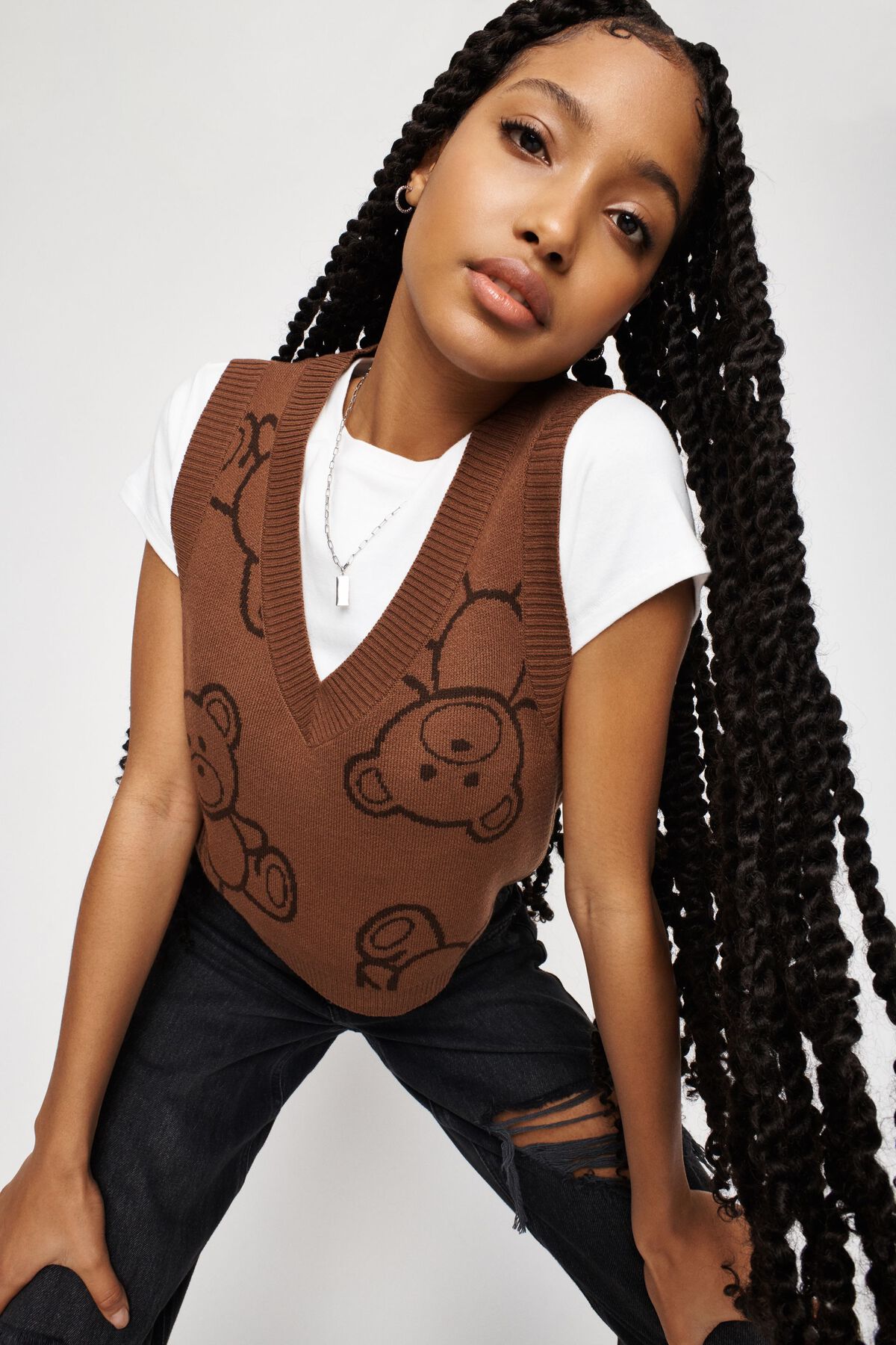 Abigail Midi Vest | Dynamite