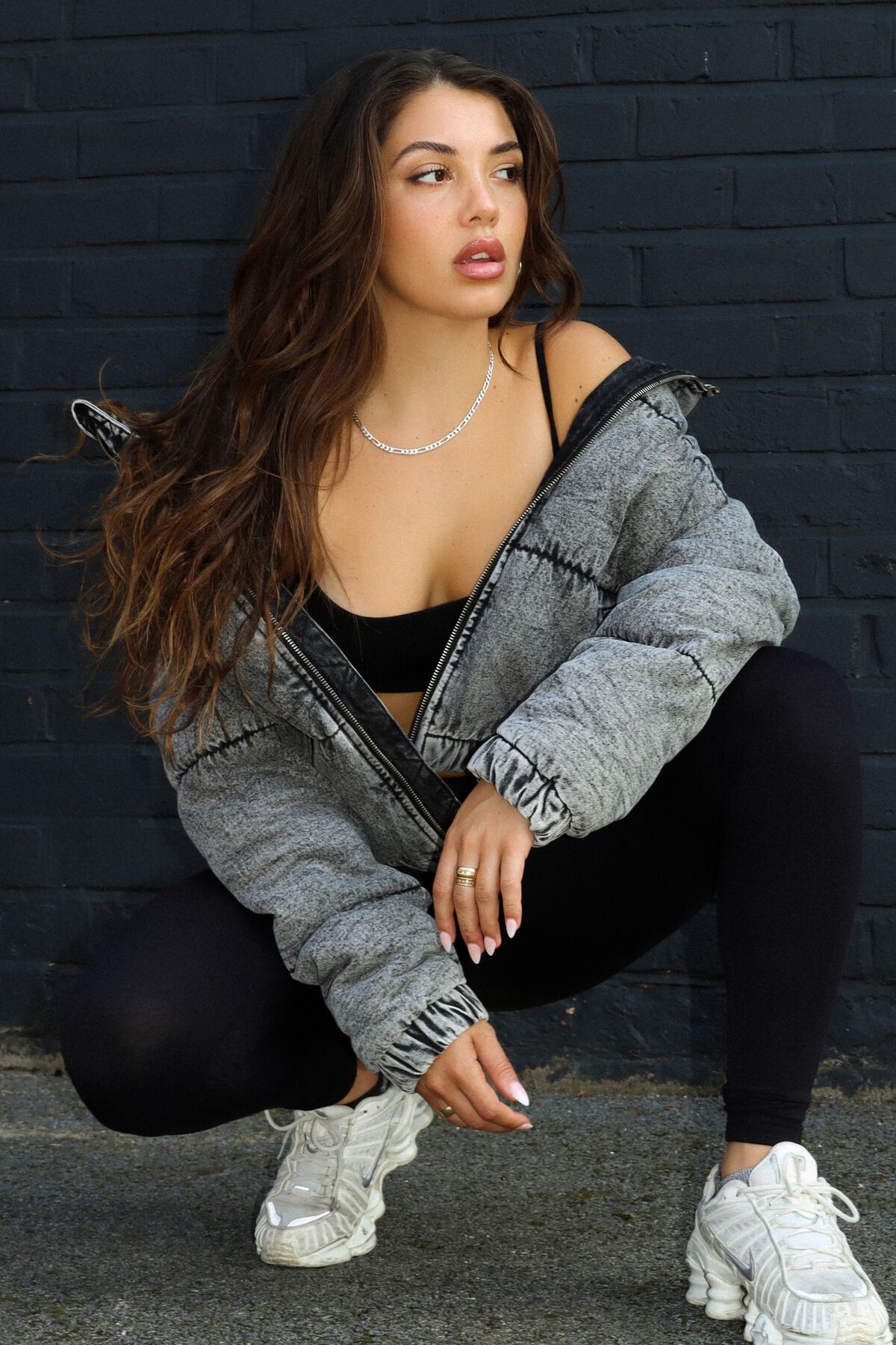 Dynamite Denim Puffer Jacket - 1000596633CV