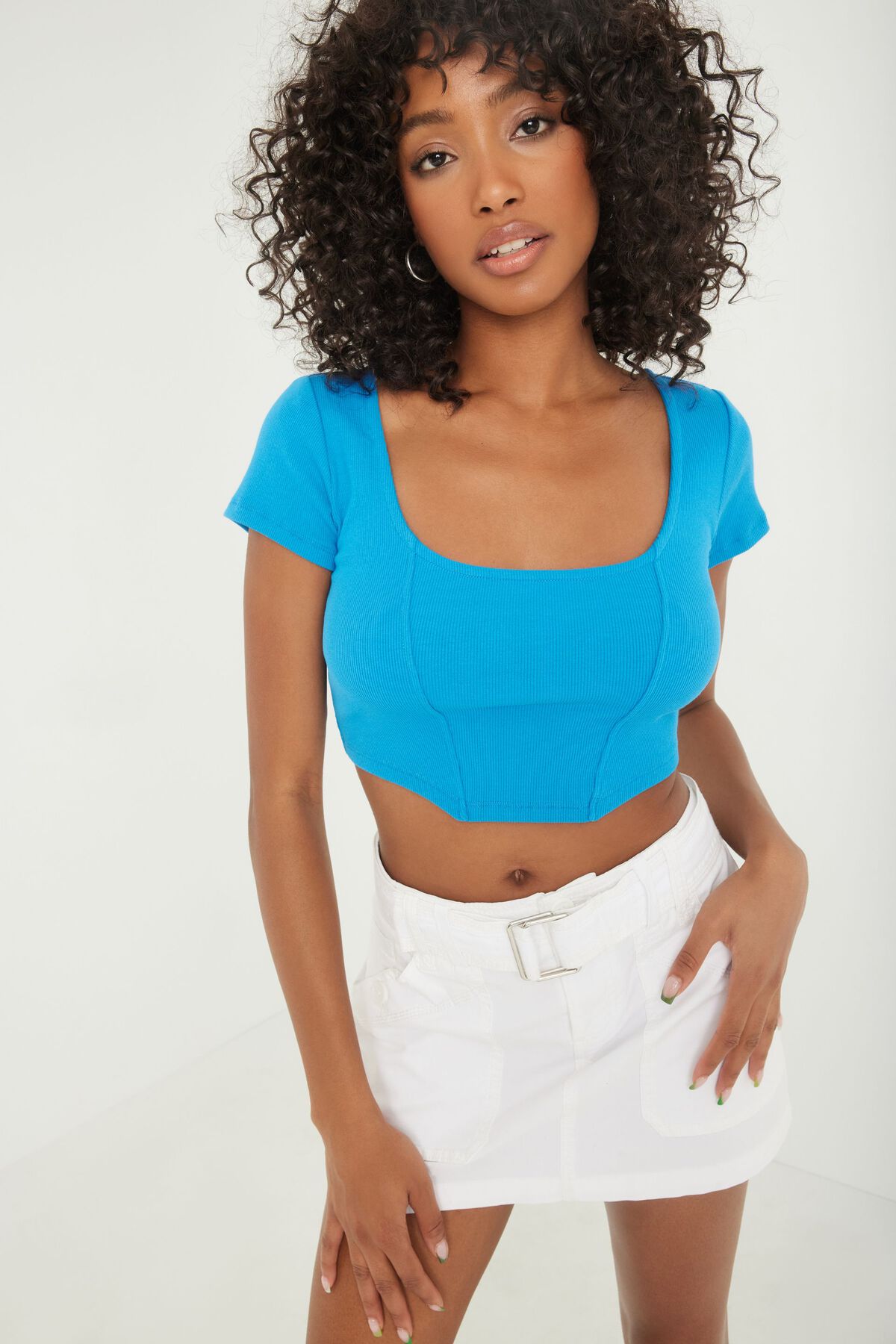 Mackenzie Corset Tee | Dynamite