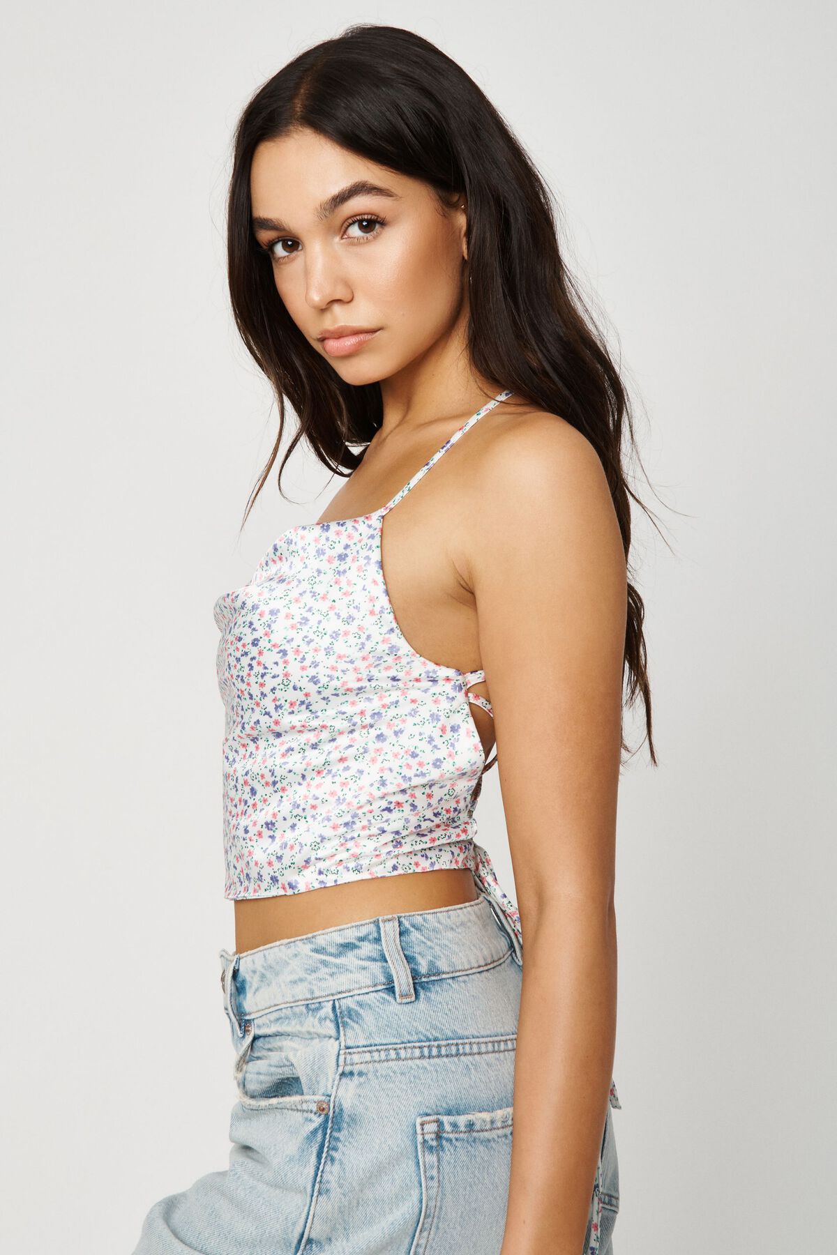 Dynamite Cowl Neck Cami - 1000612684CX