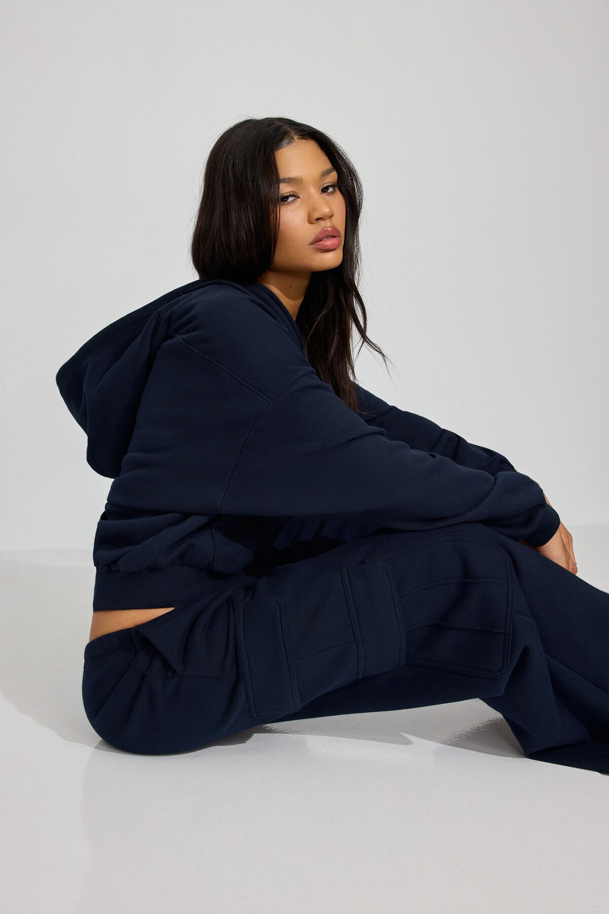 UltraFleece Full Zip Hoodie Blue | Dynamite