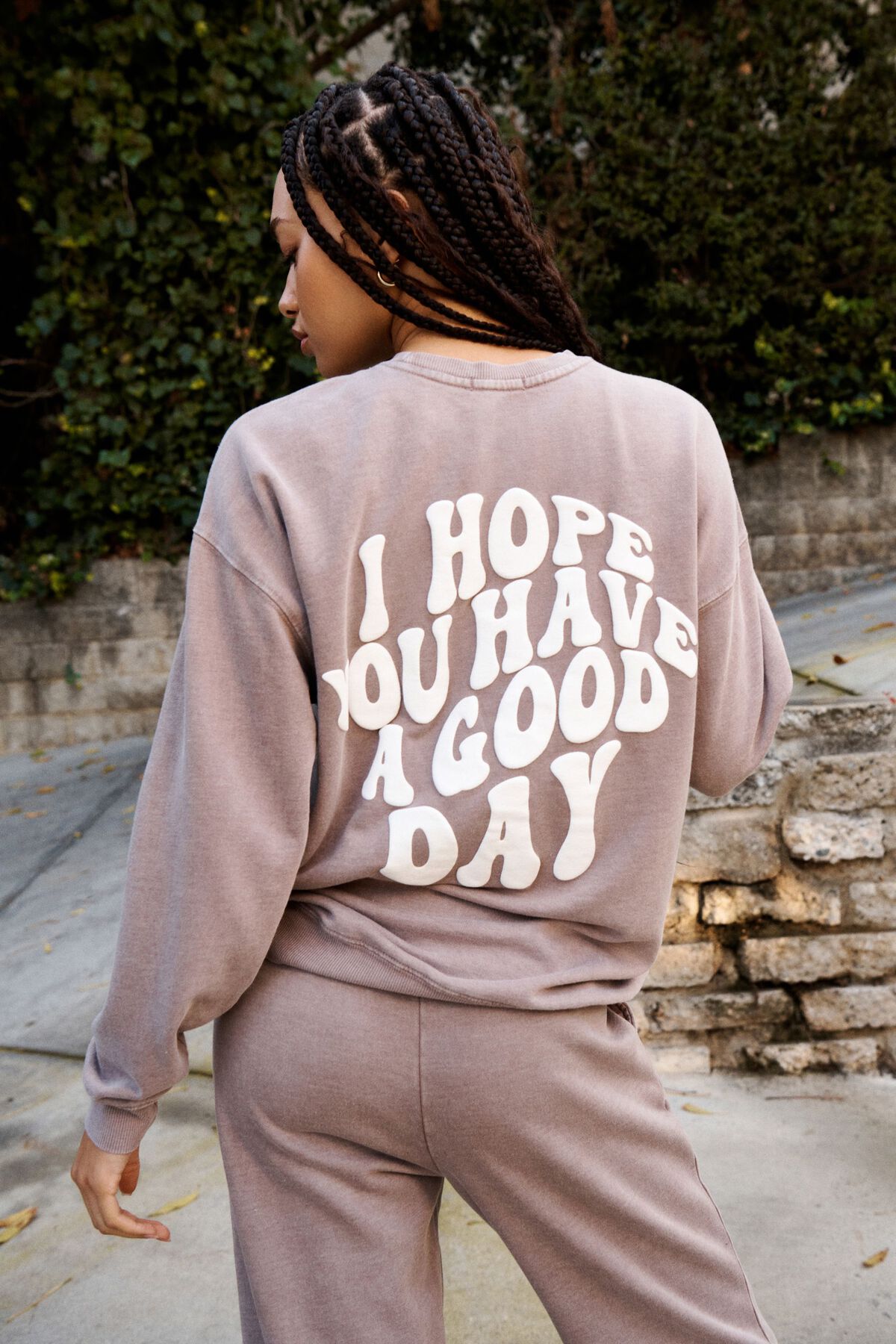 Oversized Crew Neck Sweatshirt | Dynamite