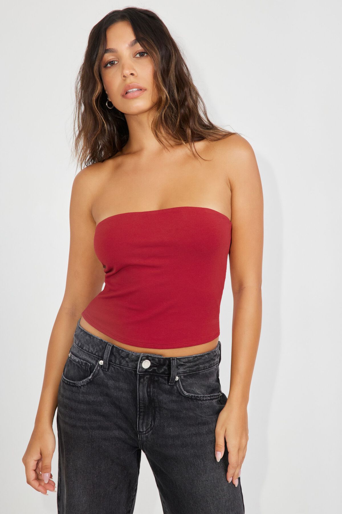 Tasia Tube Top Red | Dynamite