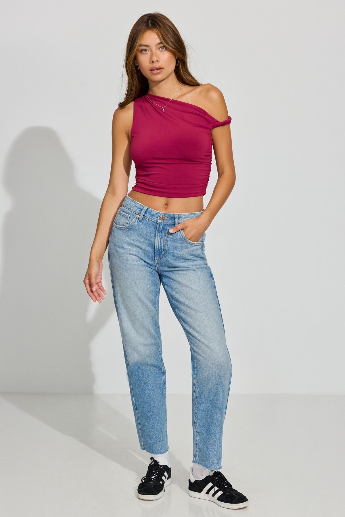 Vintage Straight Jeans Blue | Dynamite