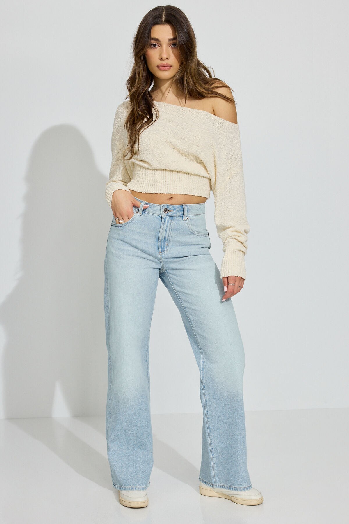 Wide Leg Jeans Blue | Dynamite
