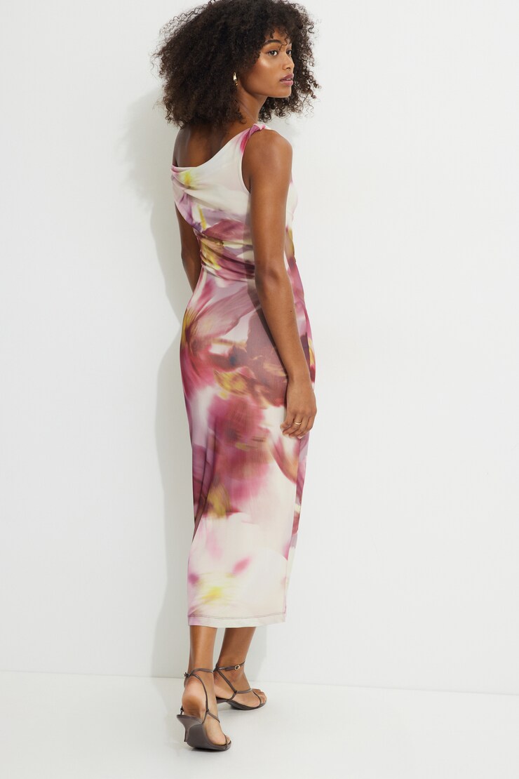 Jayde Mesh Maxi Dress Purple | Dynamite