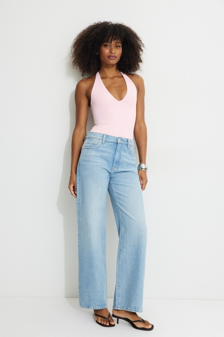 Softform Halter Bodysuit Pink | Dynamite